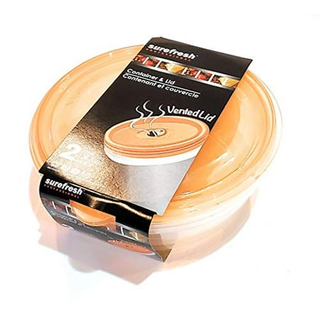 Sure Fresh Round Storage containers with Vent Lids, 3028 fl oz 2 Pack ...