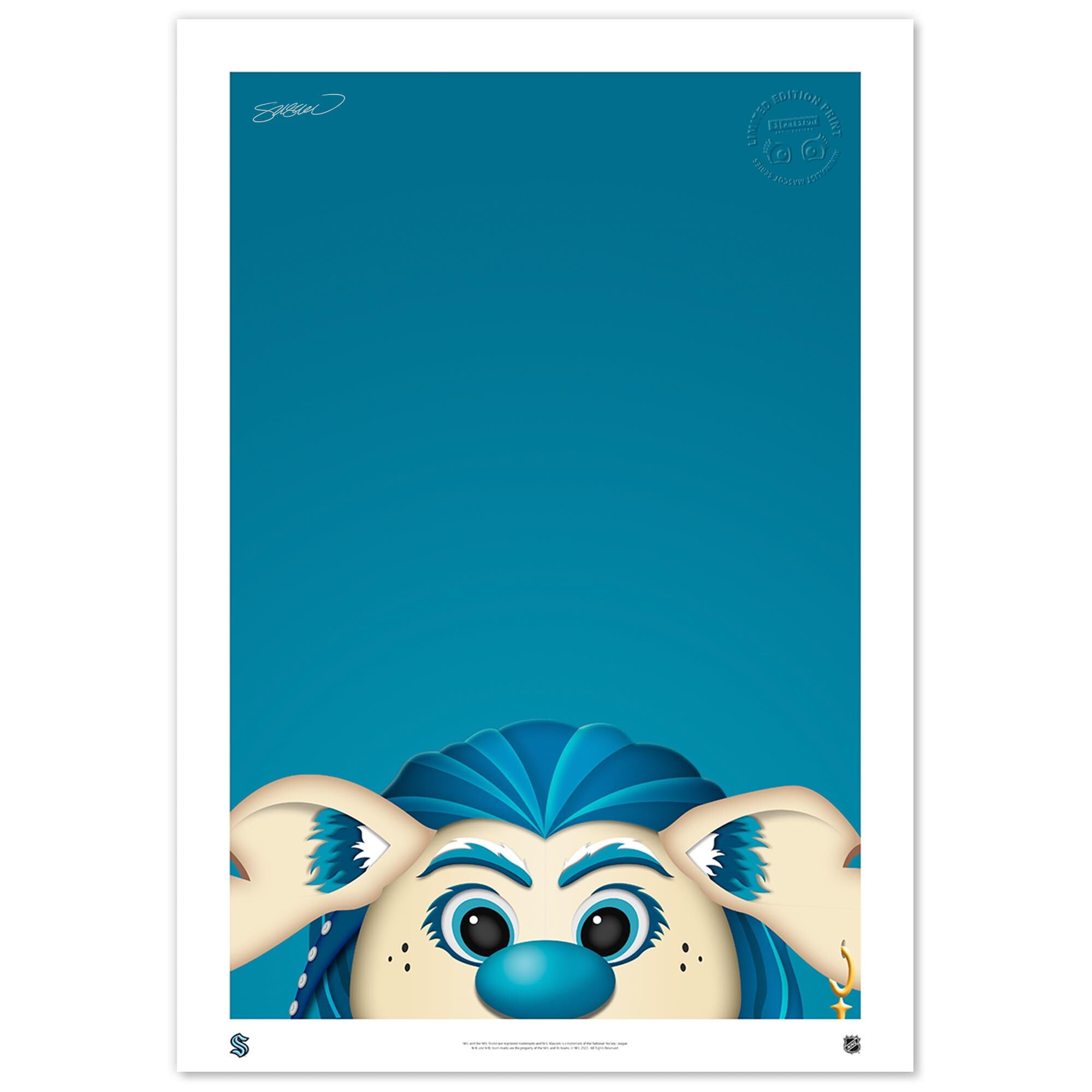 Seattle Kraken 24'' x 36'' Buoy Poster Print - Walmart.com