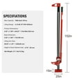 AOILE 3 Ton Farm Jack, 60" Off Road Utility Farm Jack, 6600 Lbs ...