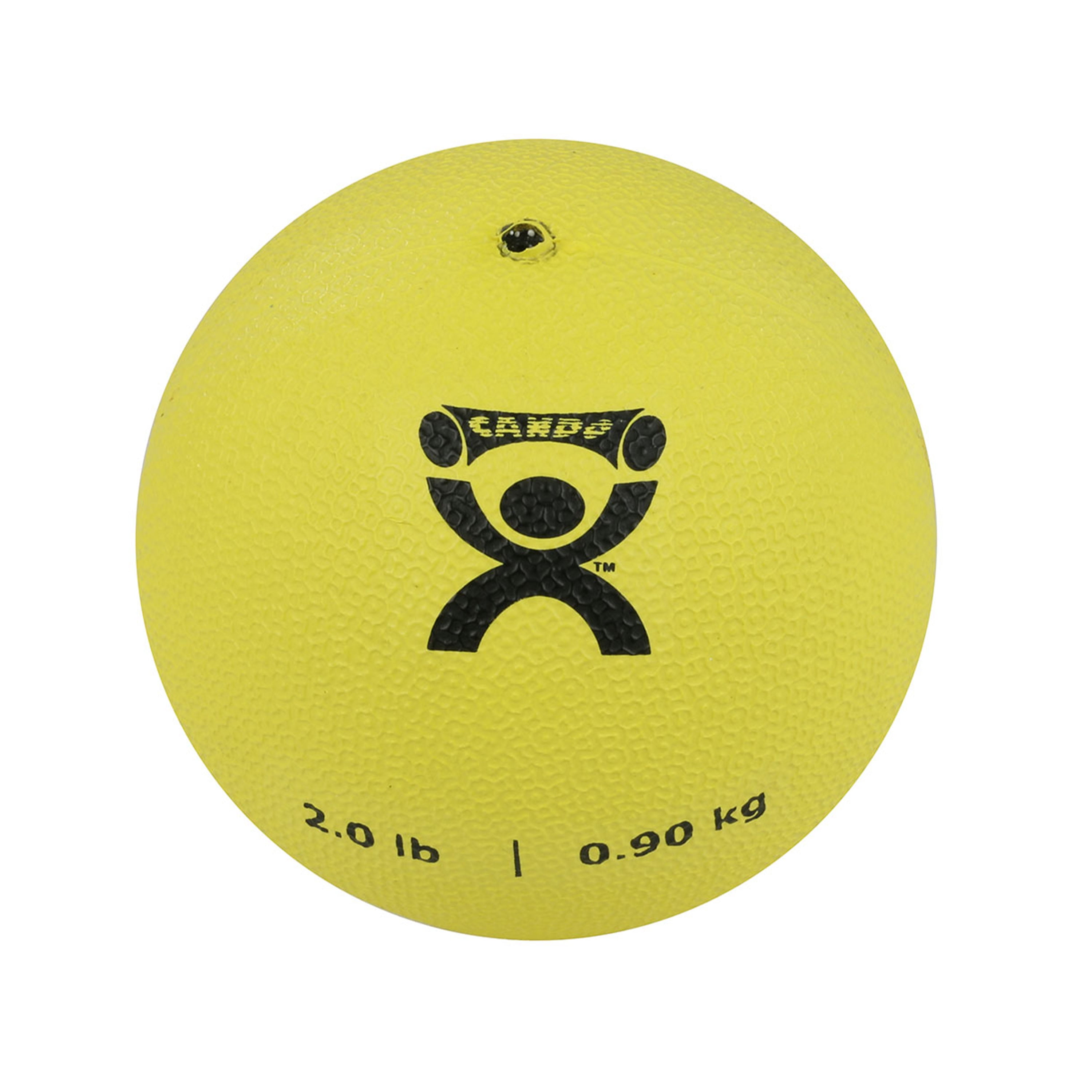 CanDo Soft Medicine Ball 5 Diameter 2lb Yellow Exercise Ball For cando-soft-medicine-ball-5-diameter-2lb-yellow-exercise-ball-for