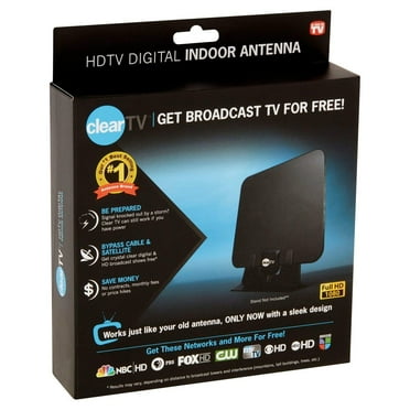 One For All Amplified Indoor Digital TV Antenna, Ultimate Gray Fabric ...