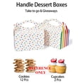 25 Favor Boxes For Birthday Box Polka Dot And Striped Colorful GooWith ...