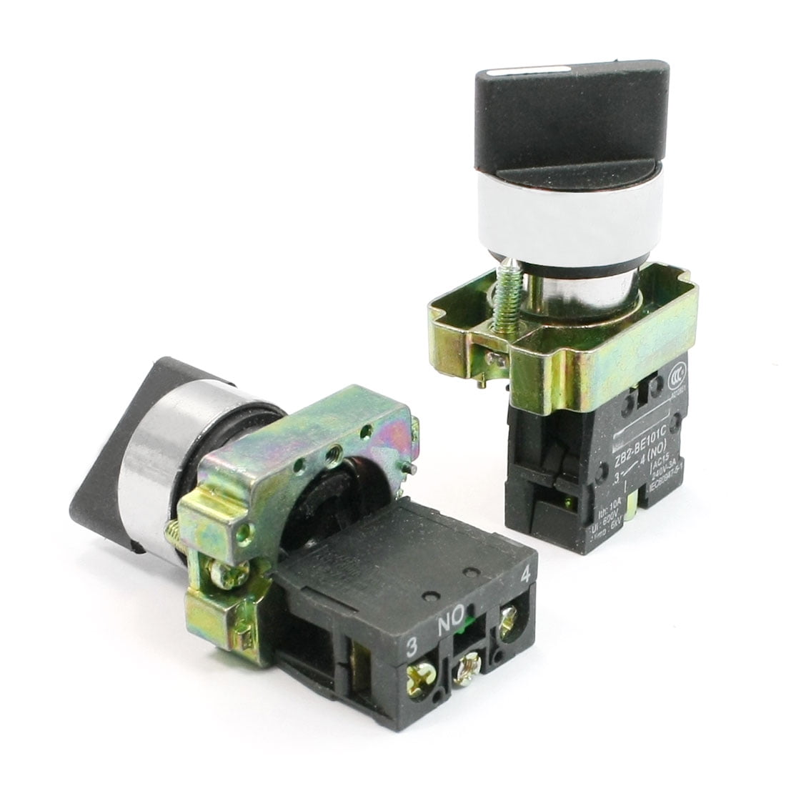 600V Ui 10A Ith Panel Mounting Two Positions NO. SPST Rotary Knobs ...