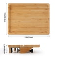 BambuMate Bamboo Bunk Bed Shelf for Top Bunk Dorm, Varnish - Walmart.com