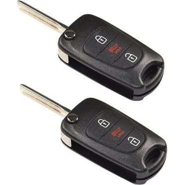 2 PACK KeylessOption Keyless Entry Remote Control Starter Car Key Fob ...