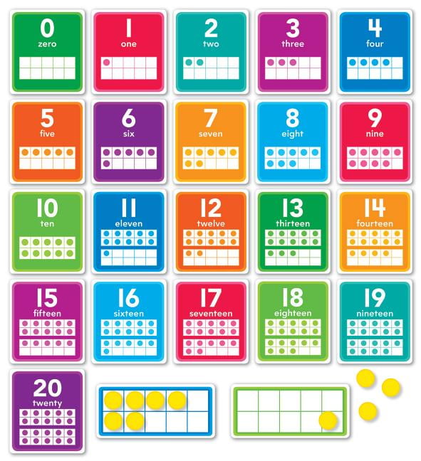 Scholastic Teaching Solutions 0-20 Numbers Set Bulletin Board Set ...