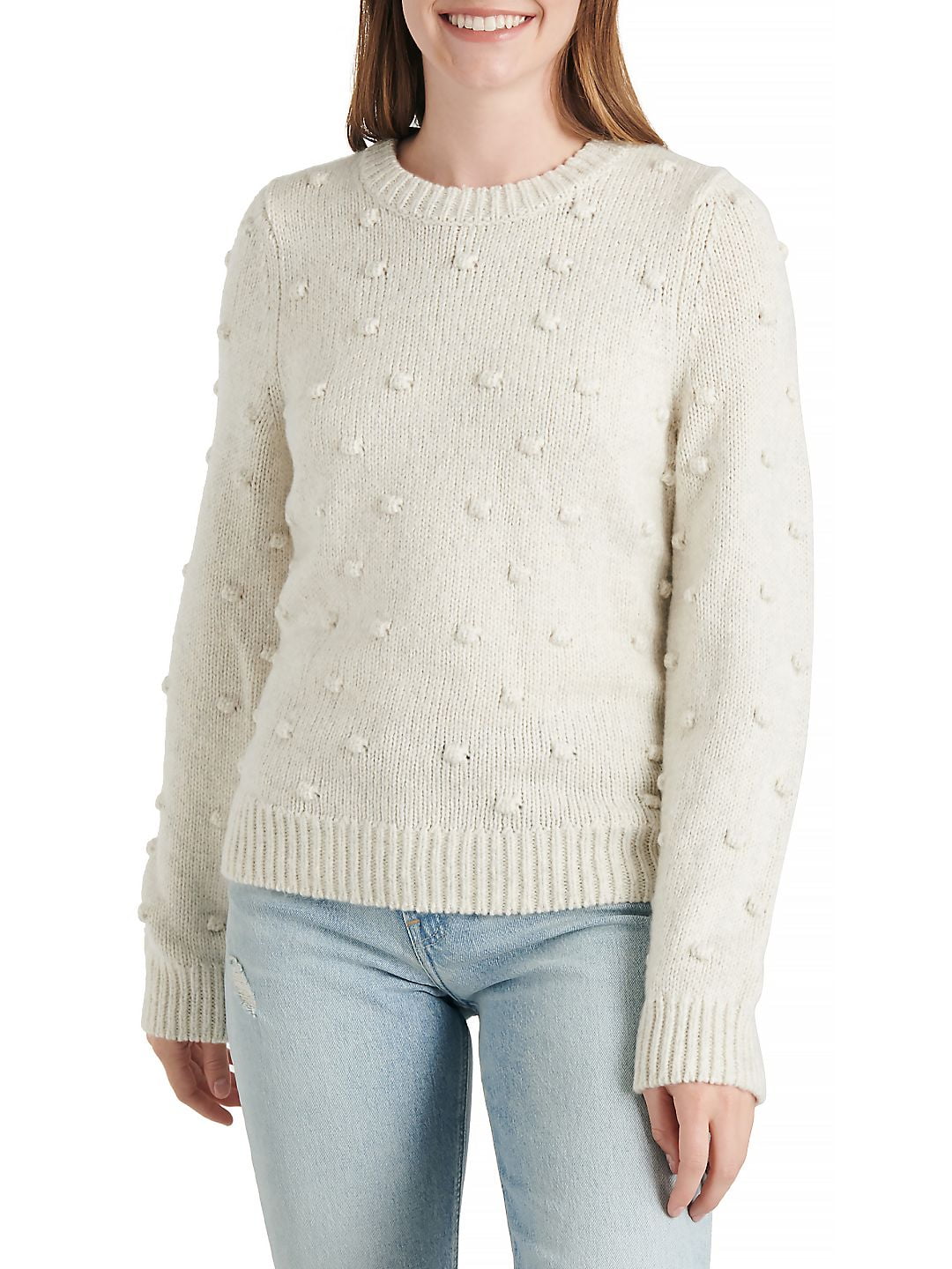 Bobble Crewneck Sweater - Walmart.com