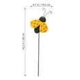 Gongc Outdoor Artificial Turf Ladybug Garden Stake Set for Lawn Decor ...