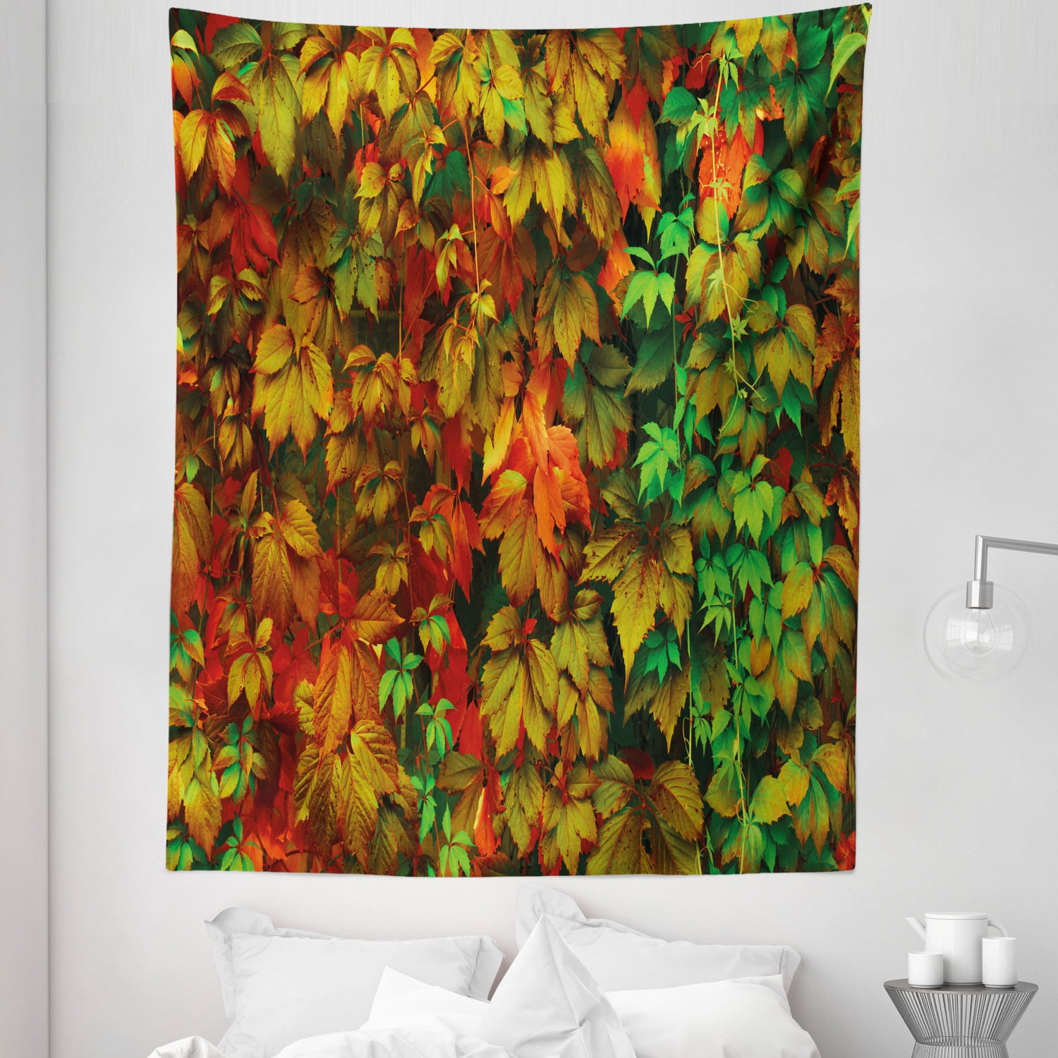 Fall Tapestry, Vivid Leaves of Fall Colorful Fresh Nature Leafage ...