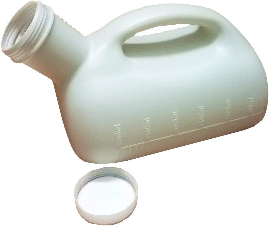 3000ML Large Male Urinal Portable Mens Potty Pee Bottle Collector ...