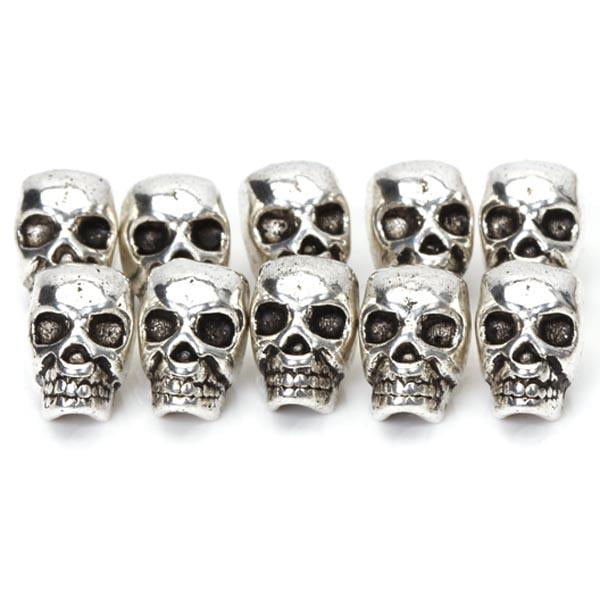 Click here for Tnarru 10-Pack Metal Skull Bead Loose Spacer Beads... prices