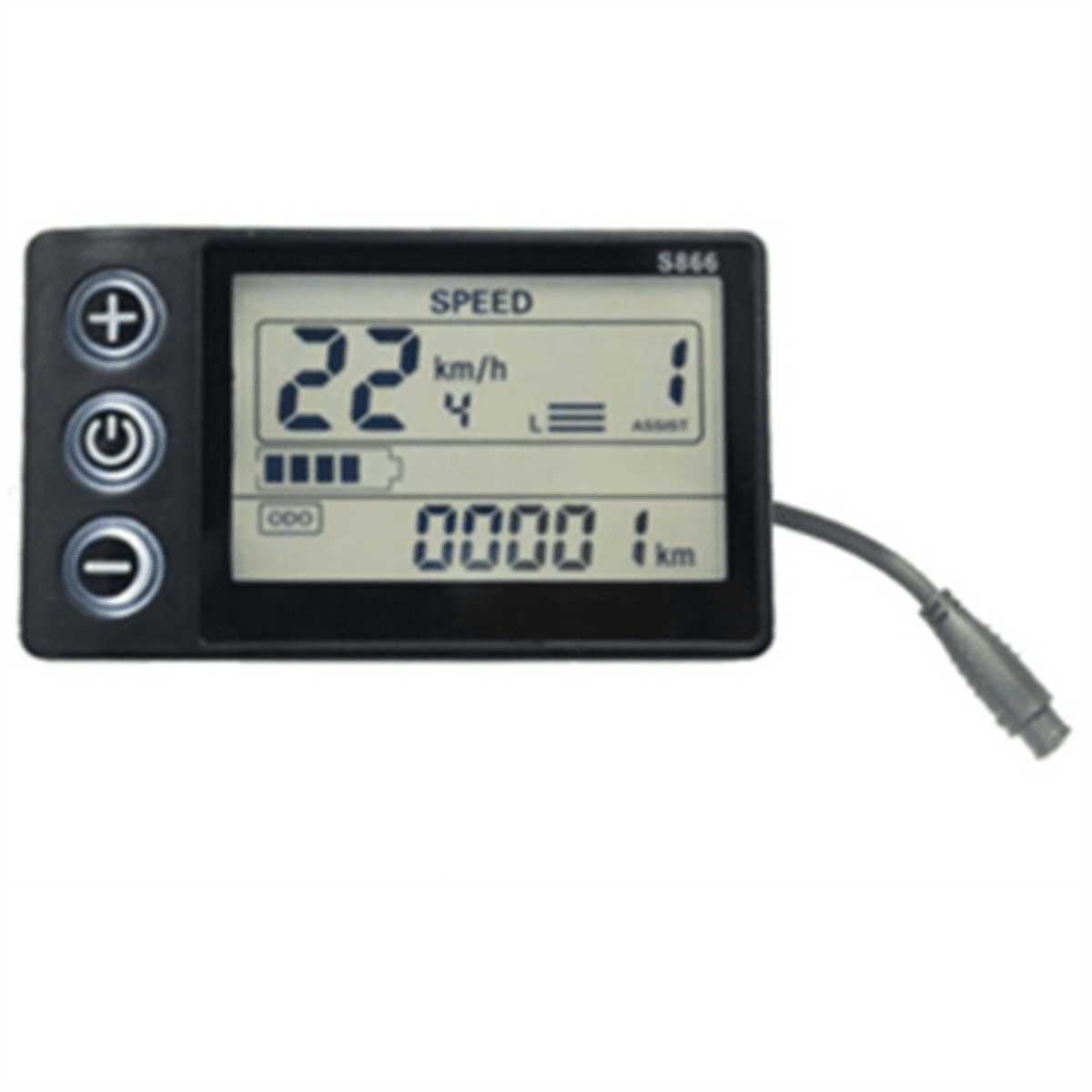 Pantalla LCD Impermeable de 24 V, 36 V, 48 V, 60 V, Panel Controlador S866, Tablero de ...