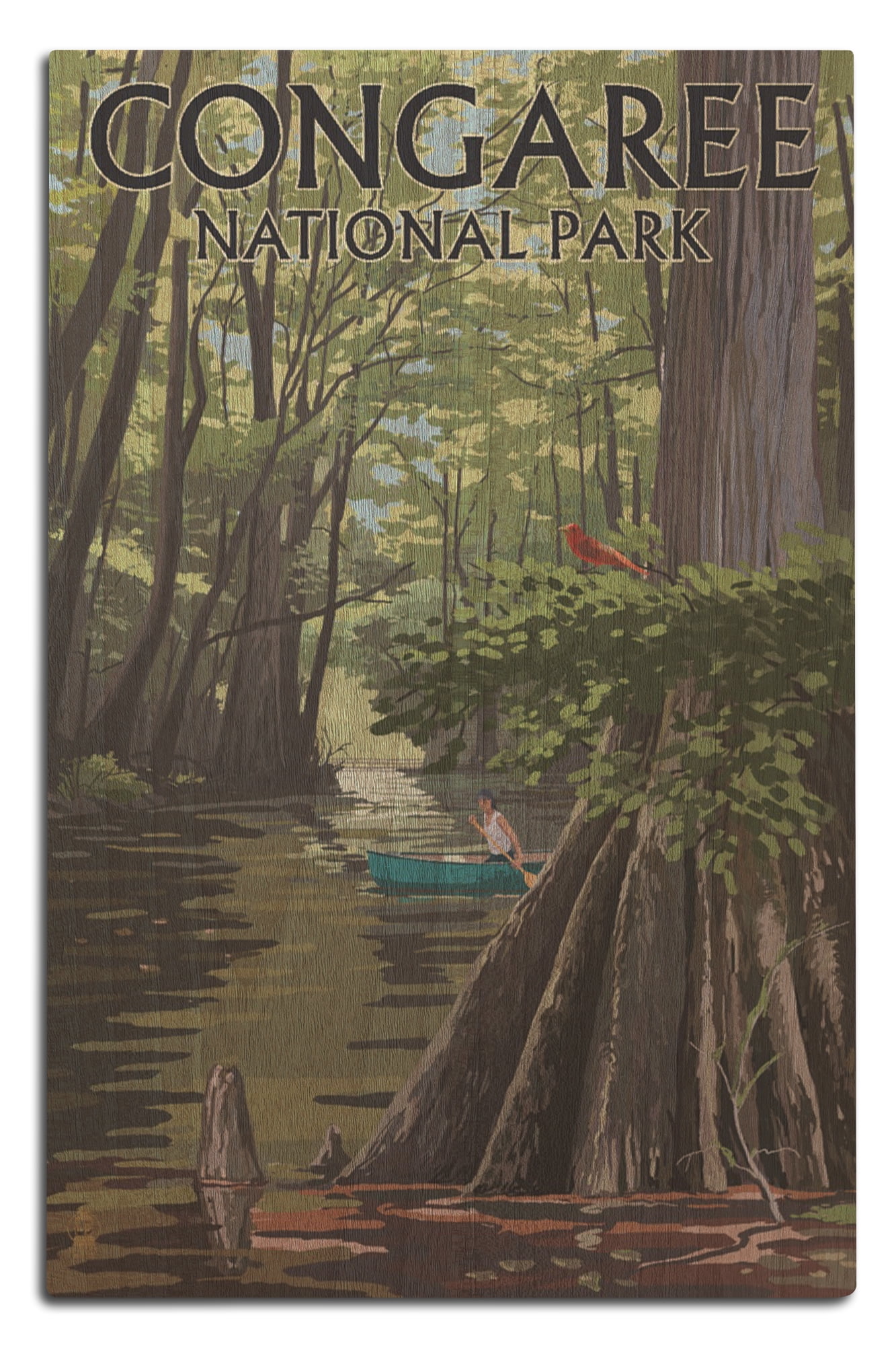 Congaree National Park, South Carolina, River View, Painterly Series ...