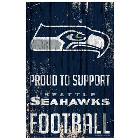 Seattle Seahawks Sign 11x17 Wood Proud to Support Design | Walmart Canada