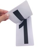 GOGO 2 Sets Waterproof Flip Scoreboard Numbers, 4 x 7 inch, 0-9 Double ...