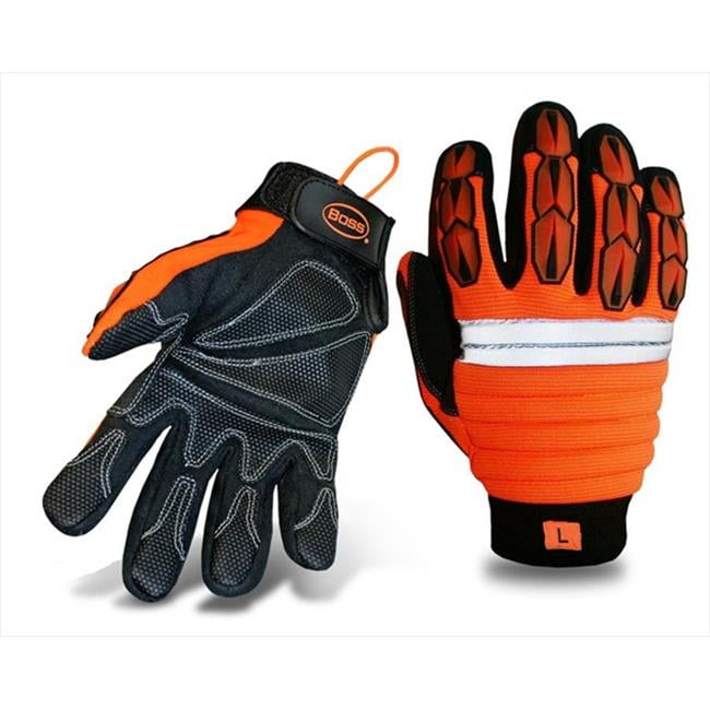 Boss 1JM5003X XXXL Mechanics Style Miner Gloves in High Visibility ...