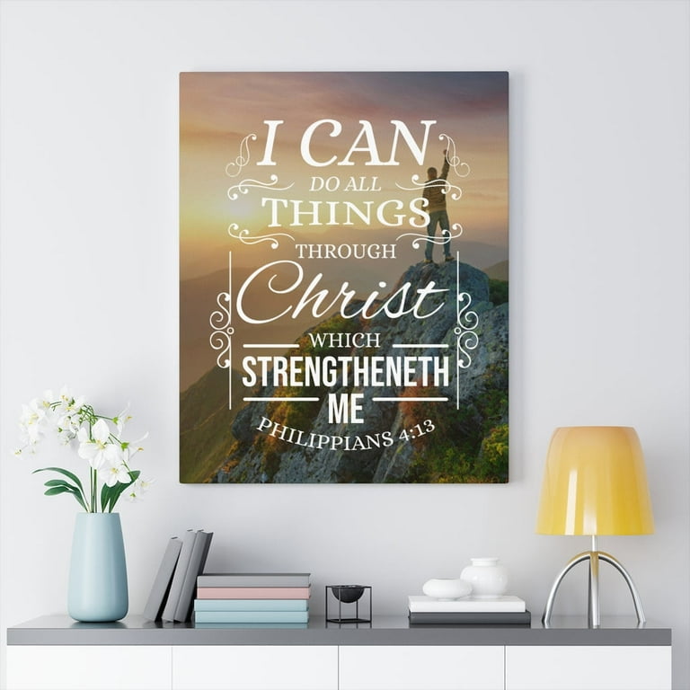 Philippians 4 13 Wall Art
