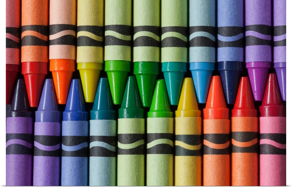 Great BIG Canvas Crayons Of A Rainbow II Art Print 24x16 Great BIG Canvas Crayons Of A Rainbow II Art Print 24x16