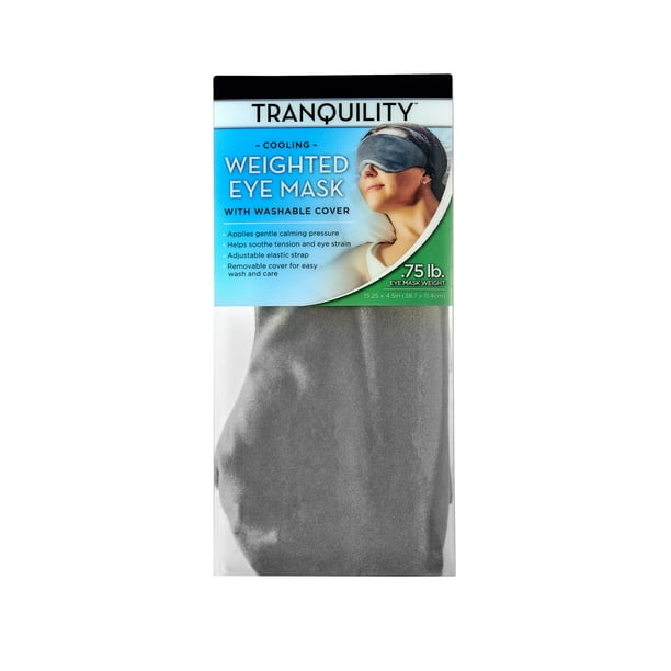 Tranquility Cooling Weighted Eye Mask, Grey - Walmart.com