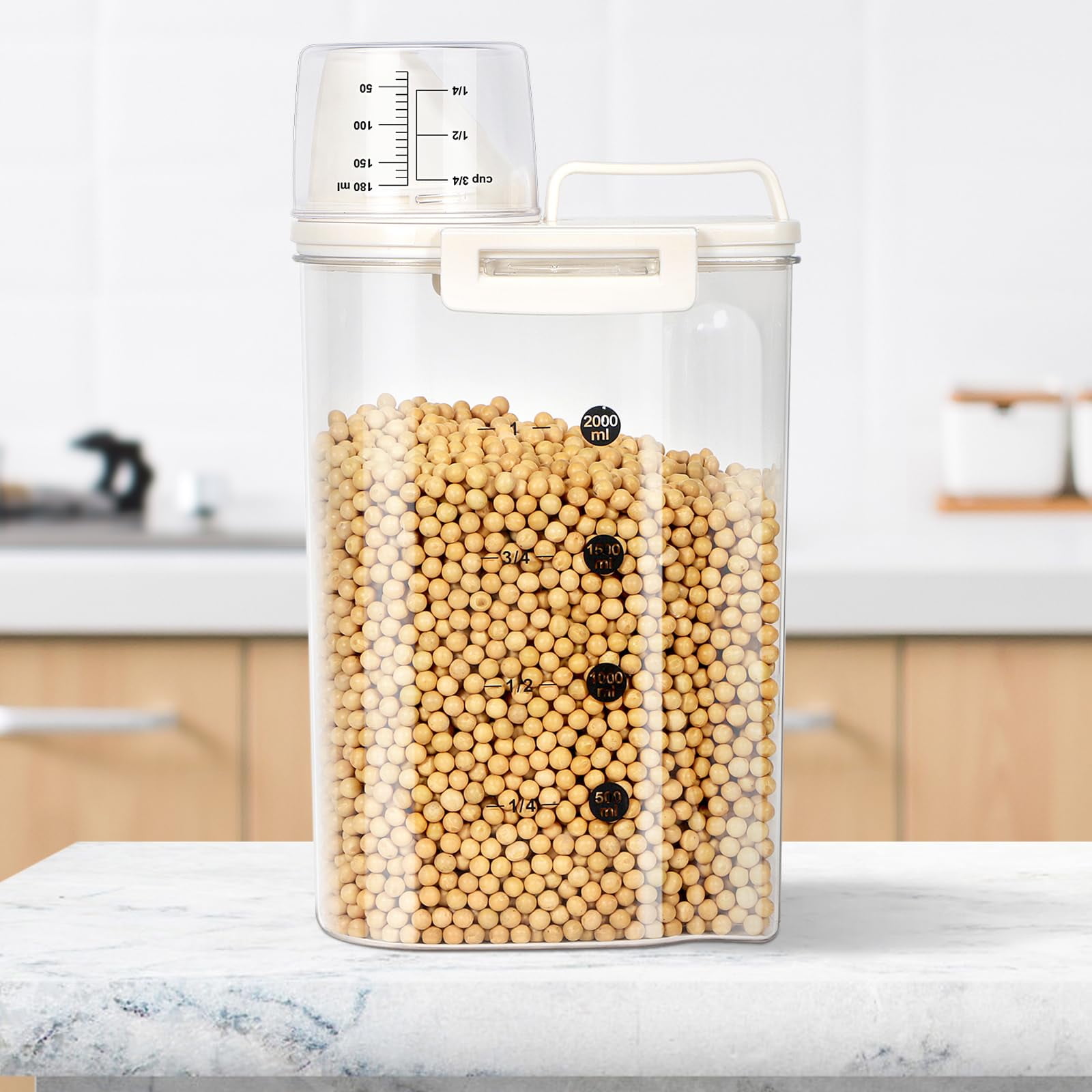 Recipiente de almacenamiento de cereales TBMax Rice, 2,5 L ...