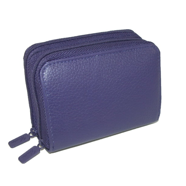 Buxton - Women's Leather Mini Accordion Wizard Wallet - Walmart.com ...