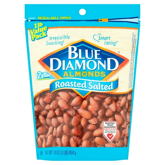 Blue Diamond Almonds, White Cheddar Flavored, 40 Ounce, Savory and ...