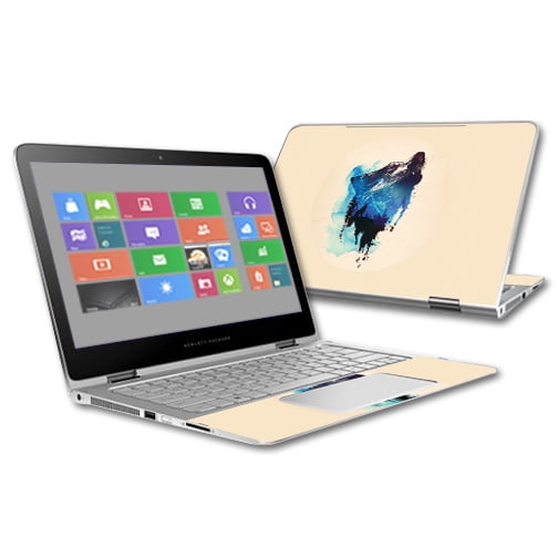 Skin Decal Wrap Compatible With HP Spectre x360 13" (2015)Lone Wolf ...
