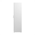 Bowery Hill Tall Narrow Storage Cabinet with Door in White - Engineered ...