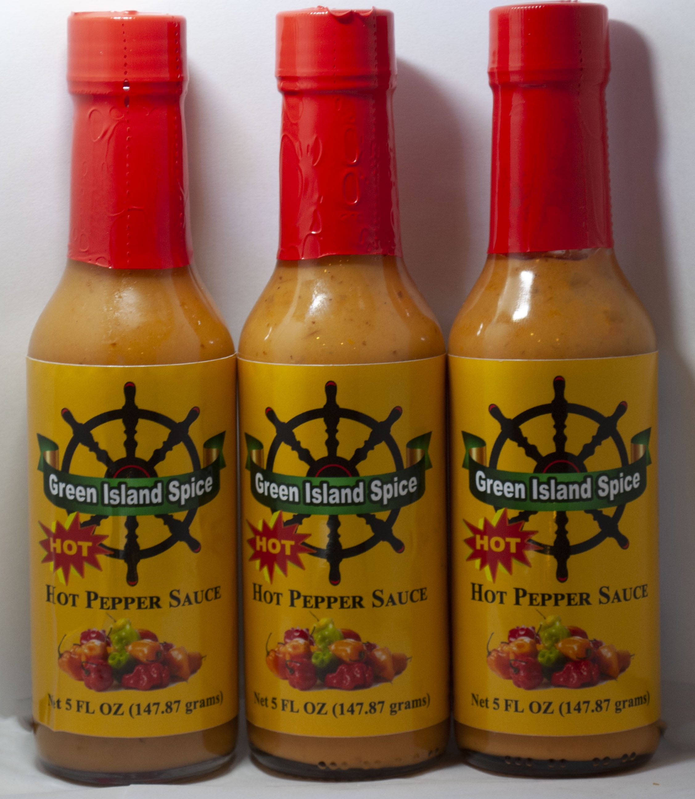 Green Island Spice Hot Pepper Sauce Papaya 5 oz ( 3 Bottles) - Walmart.com