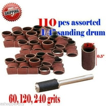 MTP ®110+1 pc Assorted Grits with 1/4" Rubber Mandrel Rotary Tool ...