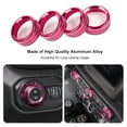 AC knob Cover Trims and AC Vent Outer Rings for 2018-2025 JeYANTON ...