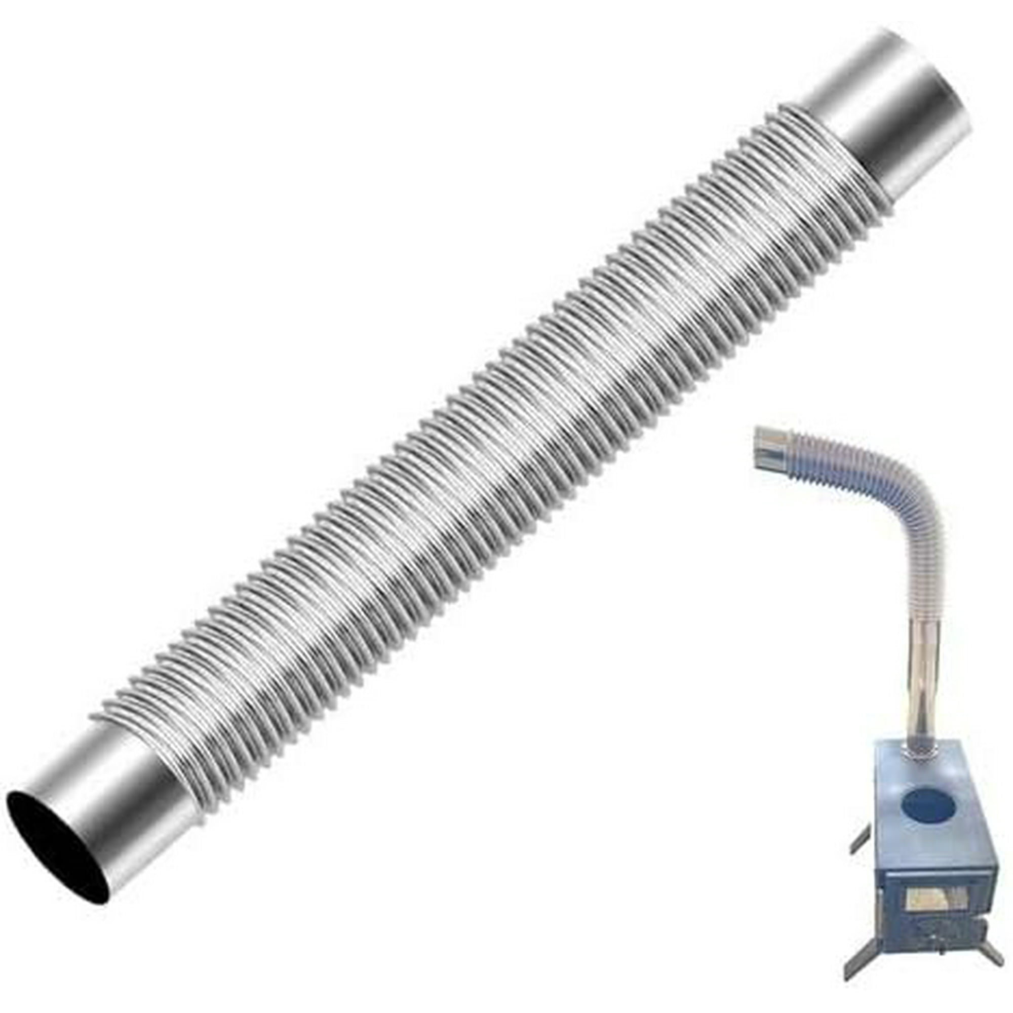 Click here for Unbranded Stove Pipe  Stainless Steel Flexible Flu... prices