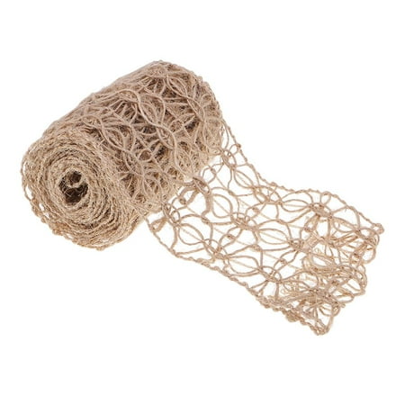 2 Meters 65mm Hessian Burlap Rope Ribbon for Wedding Party Decors ...