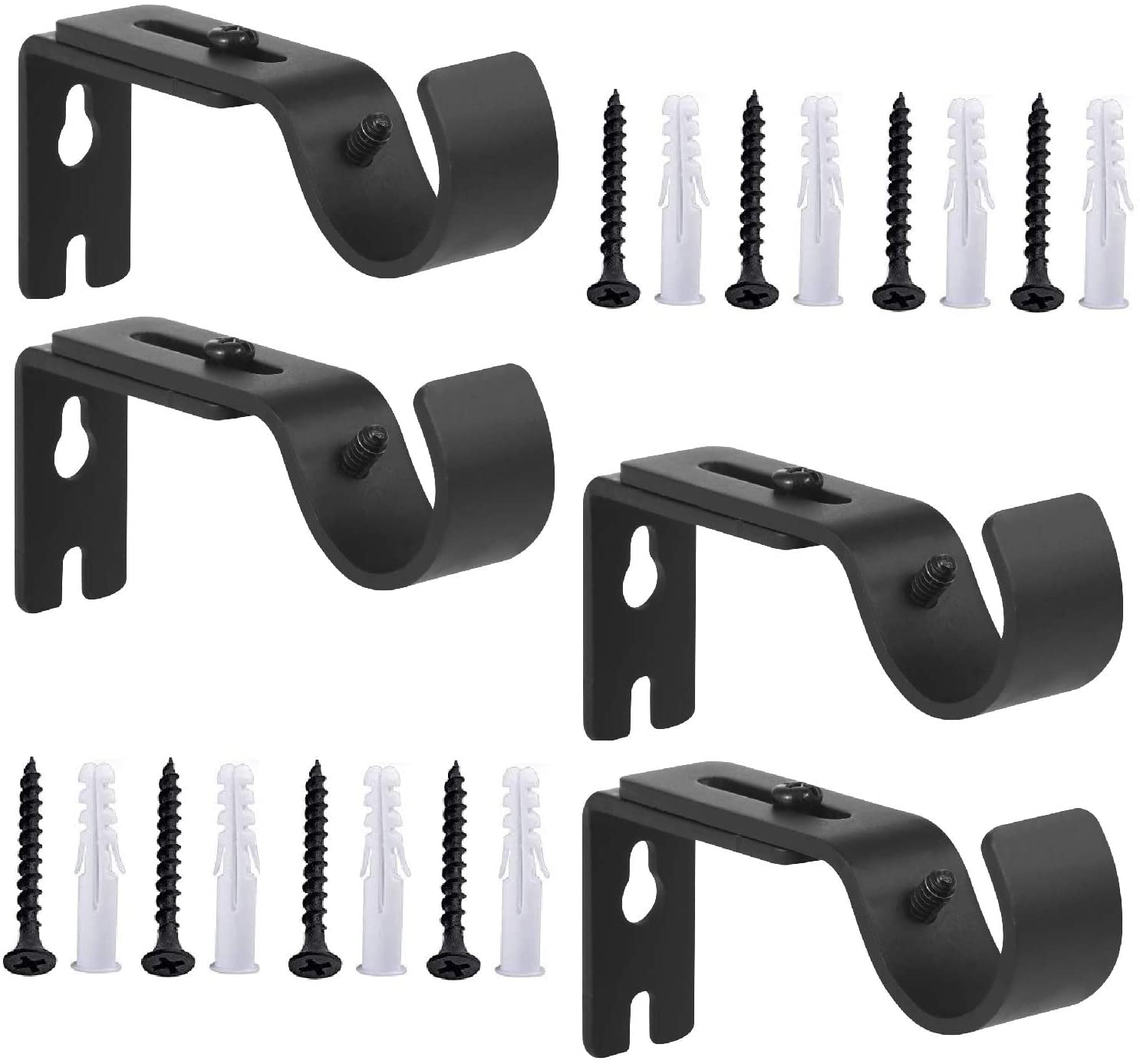 Outside Mounted Blinds Curtain Rod Bracket Attachment,Adjustable ...