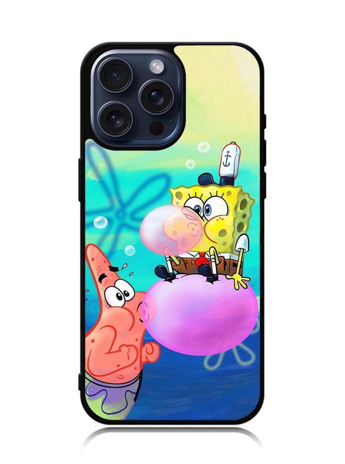 Spongebob x Patrick Bubble Gum Pain iPhone 15 Pro Case BLN9601,iPhone ...