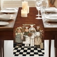 Bakery Chefs Vintage Burlap Cotton Table Runner 18x72 Inches Long ...