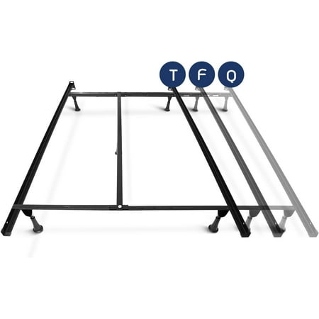 Nestl Adjustable Bed Rails - Metal Adjustable Bed Frame with Bed Center ...