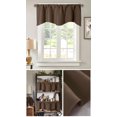 Howarmer Coffee Valances Curtains, 52" x 18" Short Blackout Kitchen ...