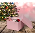 Pink Square Gift Boxes, Set of 4 - Ideal for Birthdays, Weddings ...