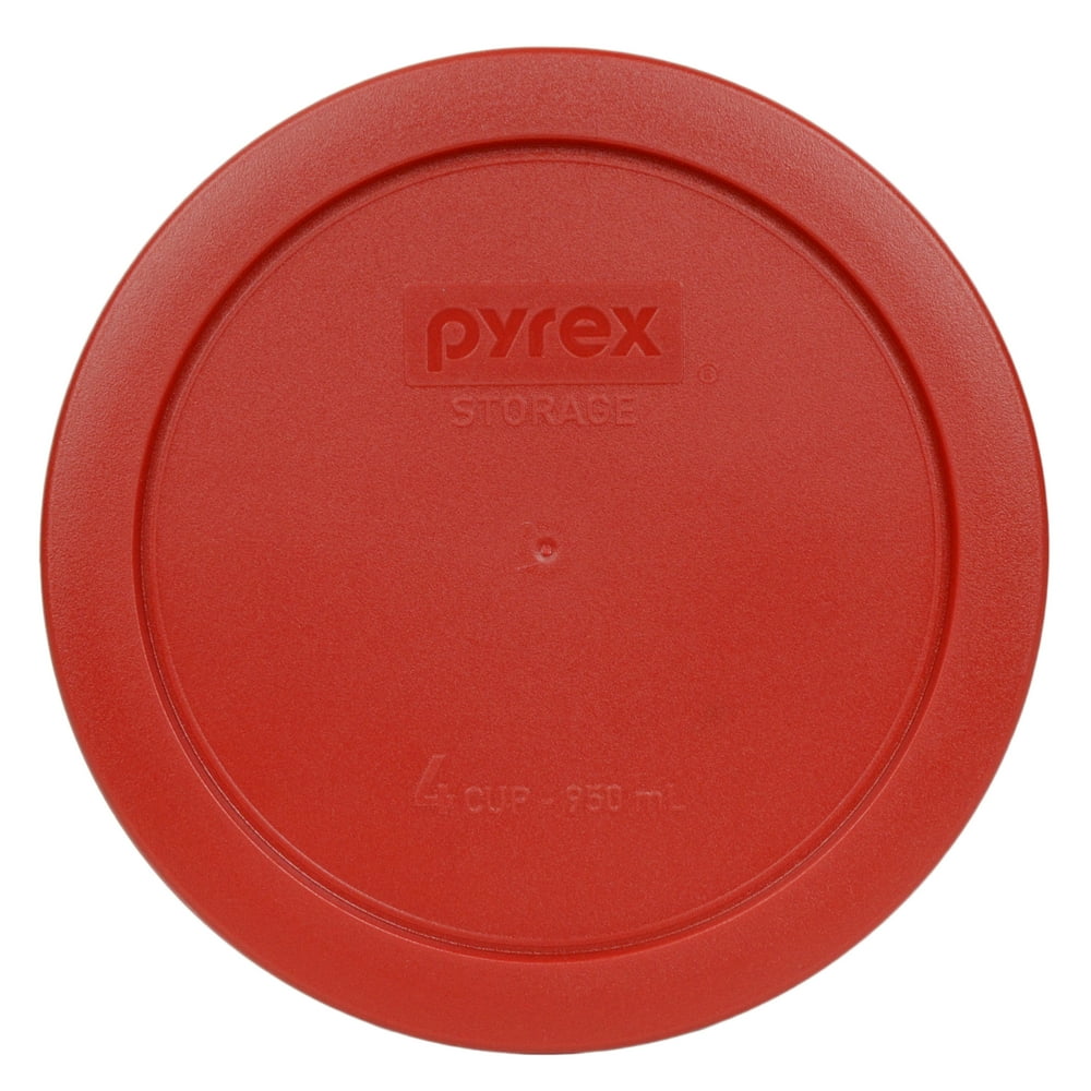 Pyrex Replacement Lid 7201-PC 4-Cup Poppy Red Plastic Cover for Pyrex ...