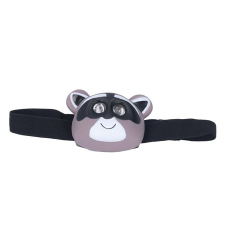 Head Flashlight,Kids Headlamp Raccoon Appearance Animal Headlight Kids ...