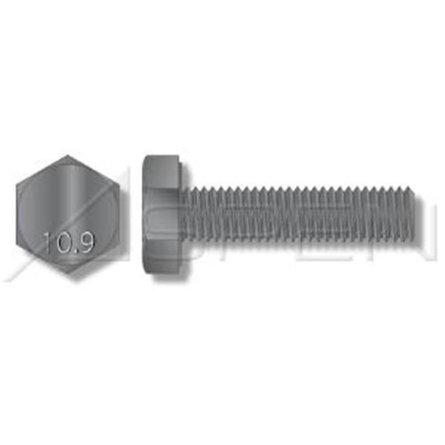 Aspen Fasteners ASMM28509 Metric DIN 933 M6 x 10 Hex Head Cap Screw ...
