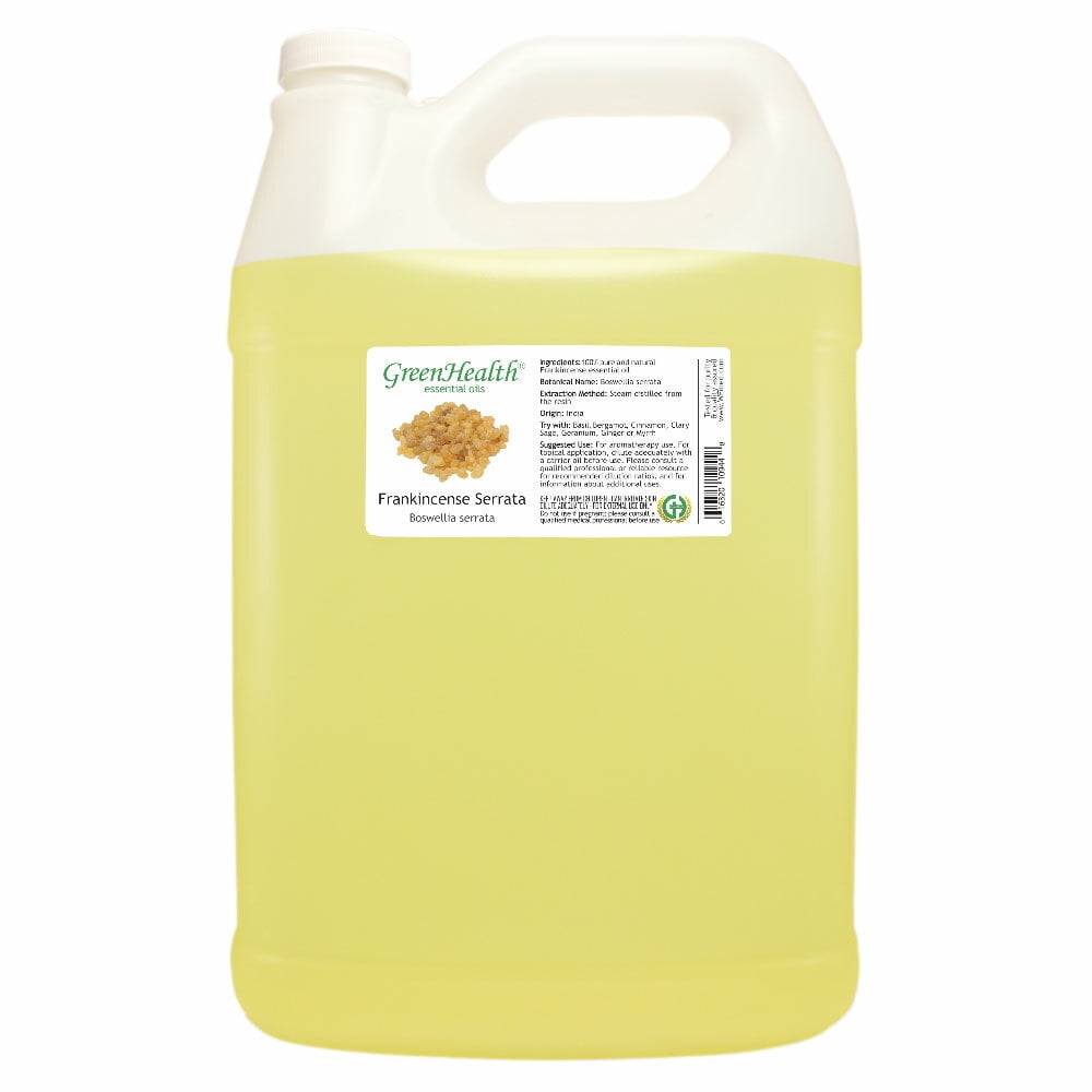 Frankincense Serrata Essential Oil - 1 Gallon - Clear Plastic Jug w ...