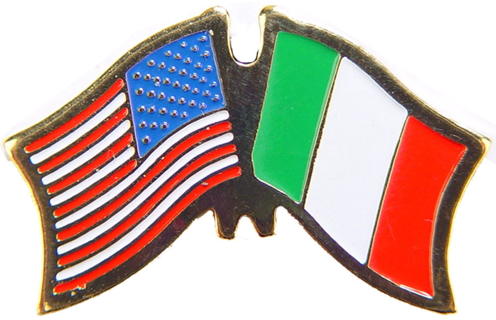 INTERNATIONAL, USA & ITALY Cross Flags - Original Artwork, Expertly ...