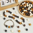 1 Set 200Pcs 4 Colors Dyed Natural Maple Wood Beads Barrel Lead Free ...