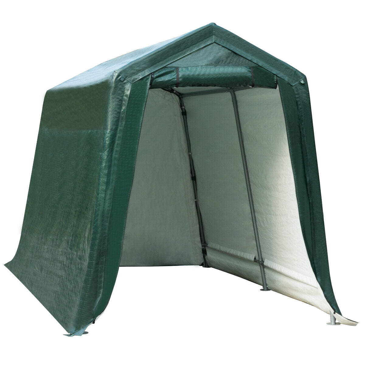 Click here for Gymax 7x12 Patio Tent Carport Storage Shelter Shed... prices