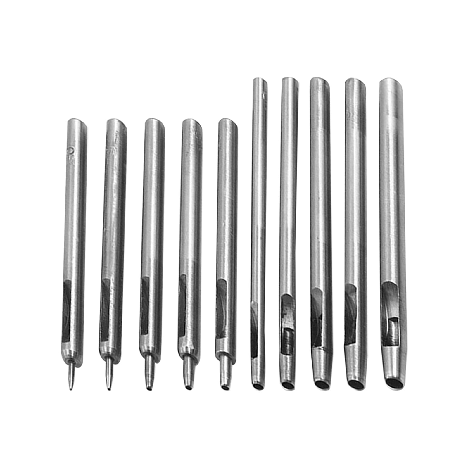 Home & Hobby Mini 5Pcs Hollow Round Punch Tool Set Hole Leather Puncher ...