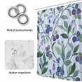 Blueberries Bell Flowers Shower Curtain Set, Waterproof Shower Curtains ...