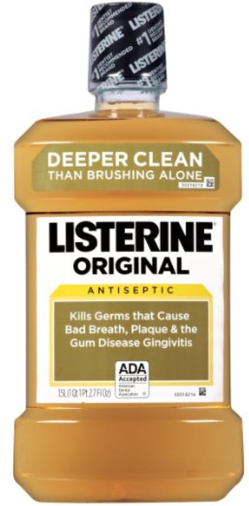 Listerine Original 1500 mL (Pack of 2) - Walmart.com