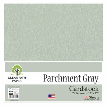 Parchment Cream White Cardstock - 12 x 12 inch - 65Lb Cover - 50 Sheets ...